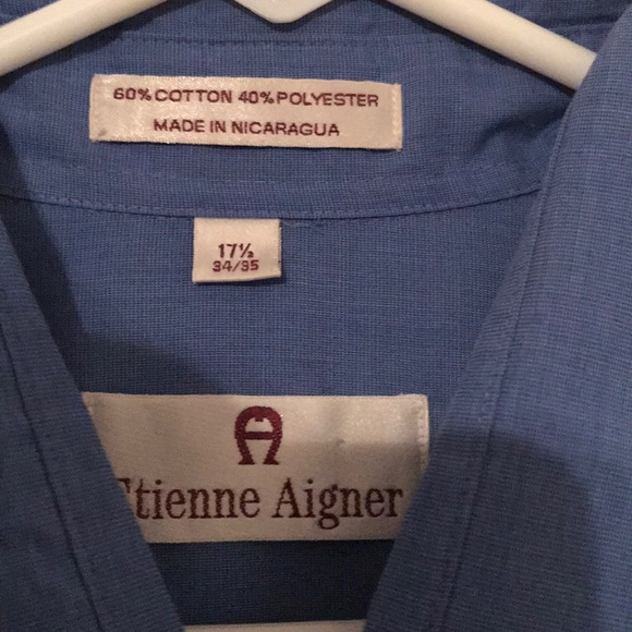 Etienne Aigner | Shirts | Etienne Aigner Mens Button Down Dress Shirt ...
